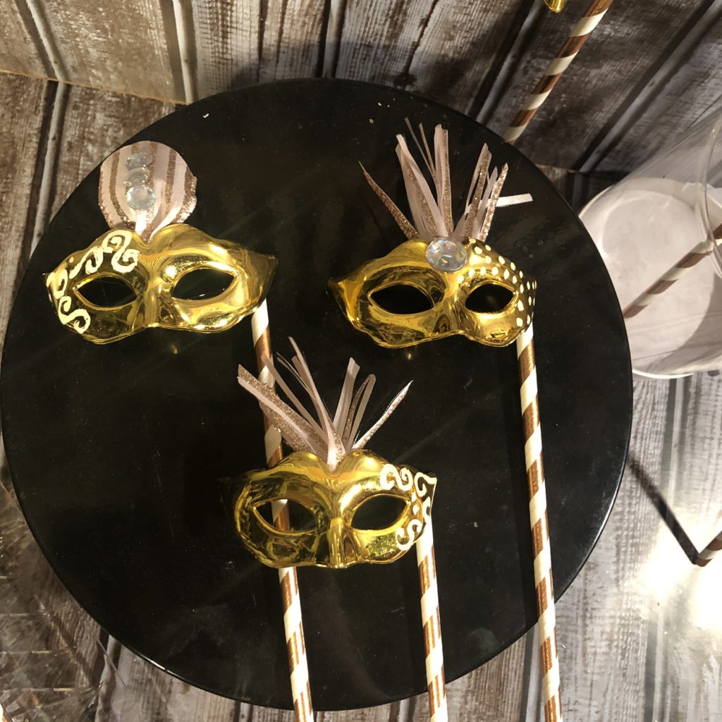 Masquerade Celebration Dessert Table (Rose Gold) – Nibblerz Desserts
