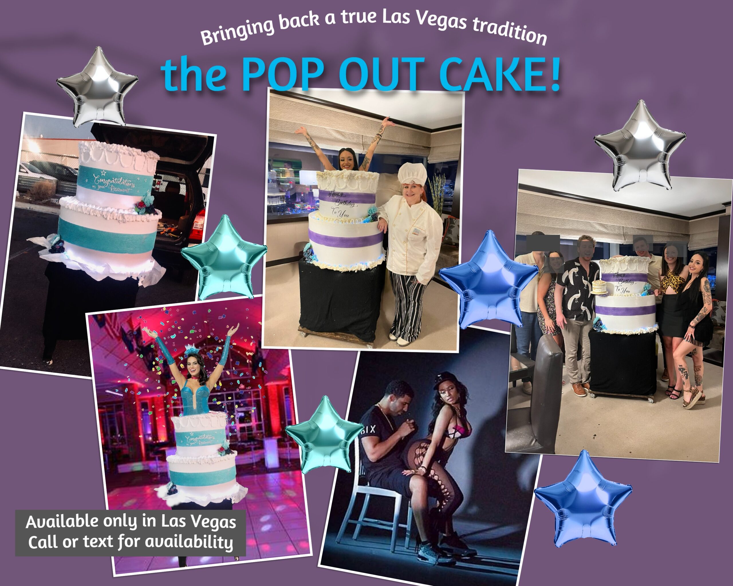 Pop Out Cake – Nibblerz Desserts